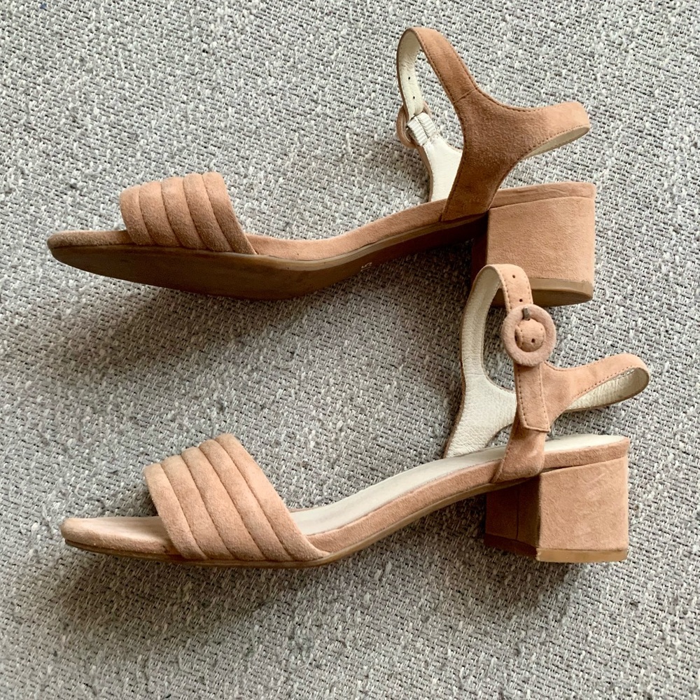 Jeffrey Campbell Faye Suede Block Heel Sandal - Gem